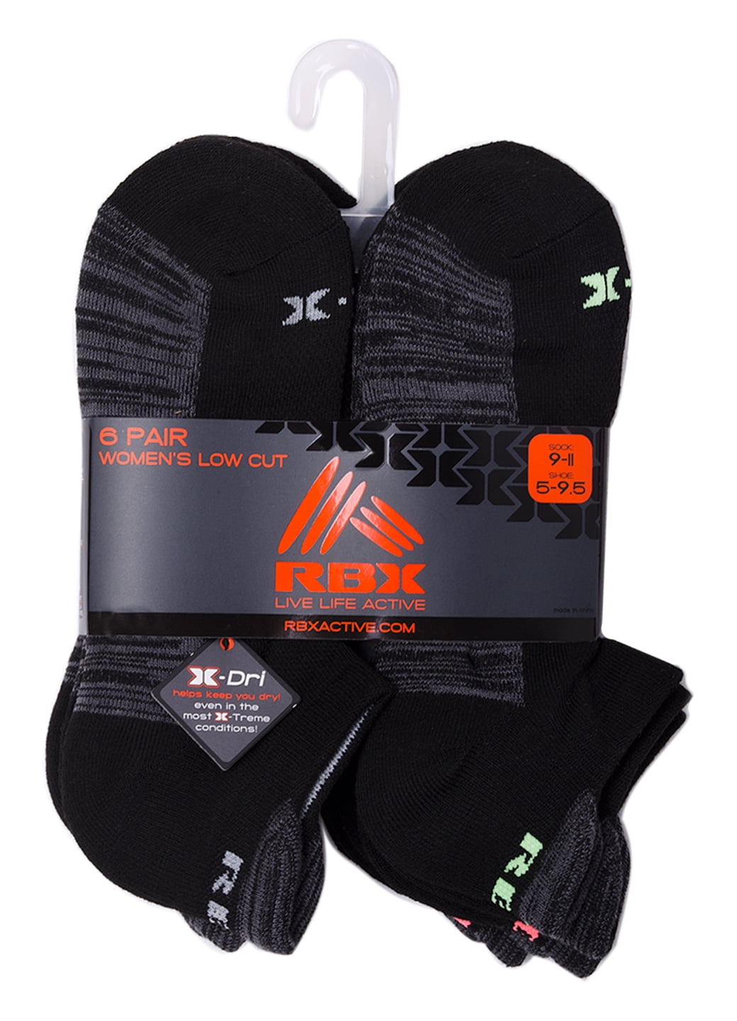 RBX Active Women's Terry Low Cut Socks - Walmart.com