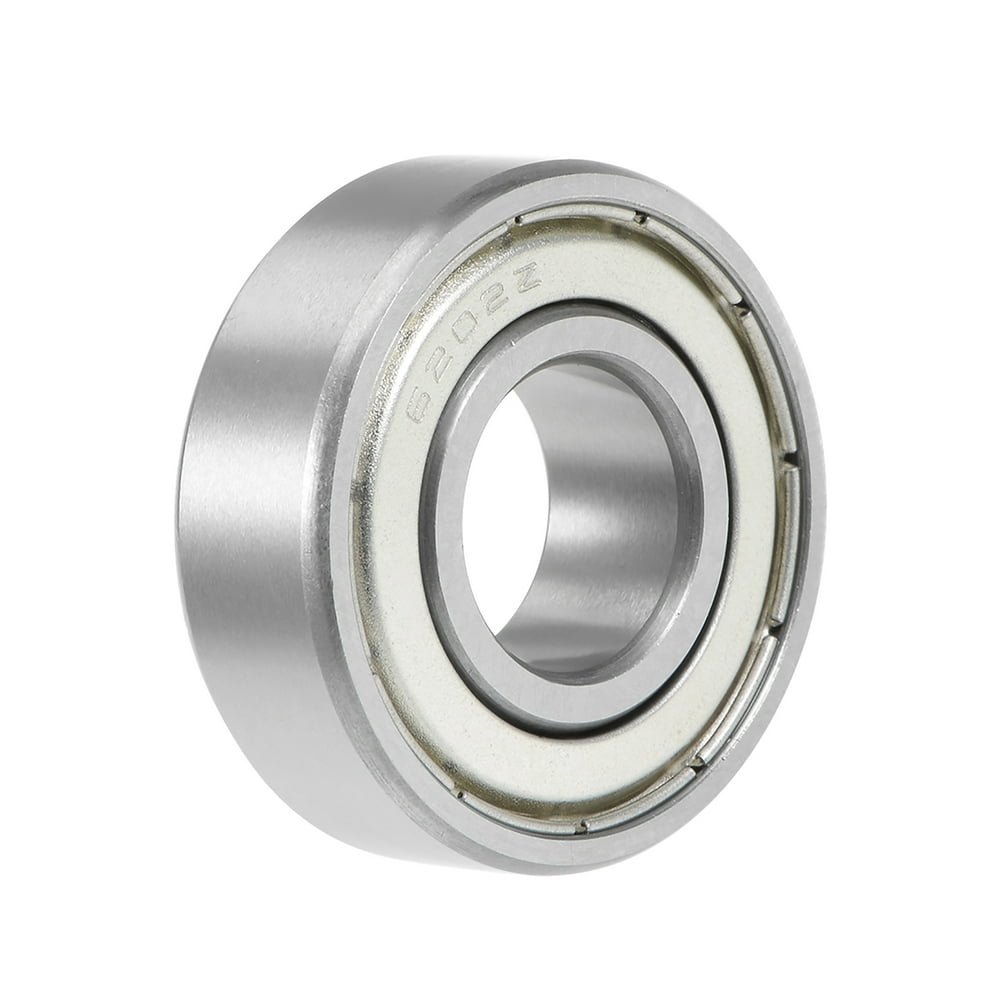 6202ZZ Ball Bearing 15x35x11mm Double Sealed Chrome Steel Bearings 1pcs ...