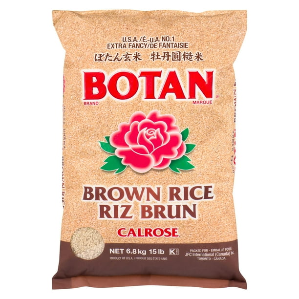 BROWN RICE, BOTAN BROWN RICE 15 pounds - Walmart.ca