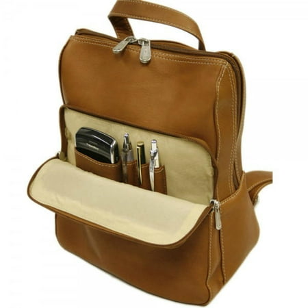 Piel Leather - SLIM FRONT POCKET BACKPACK - Walmart.com - Walmart.com