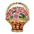 danila-souvenirs Faberge style Twisted Egg with Basket of Flowers 4.8 ...