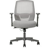 Serta® SitTrue™ Rayne Ergonomic Mesh/Fabric Mid-Back Task Chair, Gray with Comfort Office ...