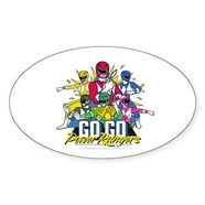 Mighty Morphin Power Rangers Logo Car Magnet by Animewild - Walmart.com