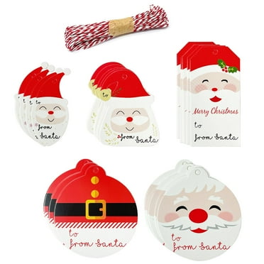 Wrapables Festive Fun Christmas Holiday Gift Tags for Gift-Wrapping ...
