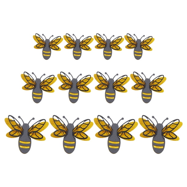 1 juego de calcomanías de pared de abeja 3D pegatinas extraíbles de ...