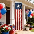 July 4th Patriotic American 250th Flag Banner 20x96 Inch Vertical Star ...