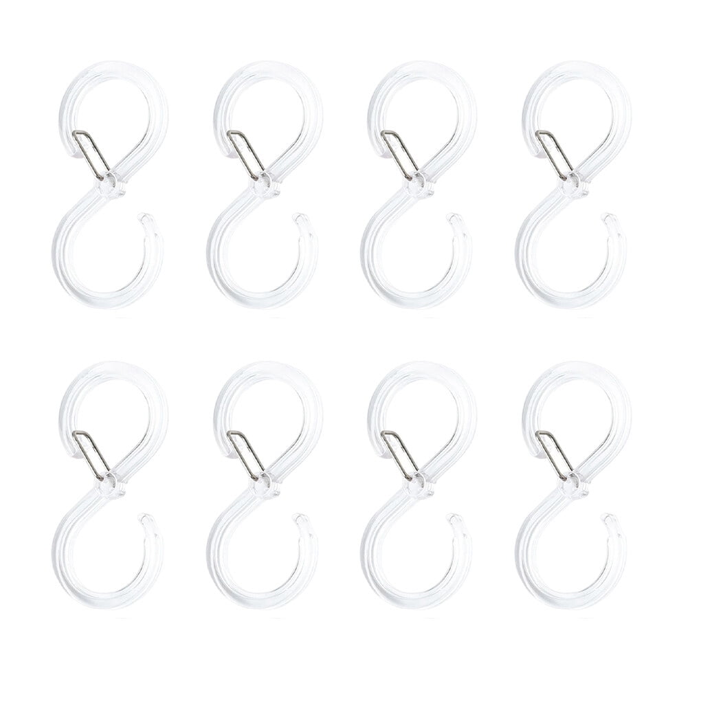 8 Pieces Multifunctional S-shaped Hook with Buckle Kitchen Bathroom ...