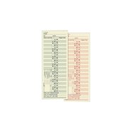 TOPS, TOP1257, Numbered Days/Full Payroll Time Cards, 500 / Box, Yellow ...
