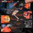 UNTIMATY 6" Mini Chainsaw with 2 Batteries 2 Chains, 6-Inch Cordless ...