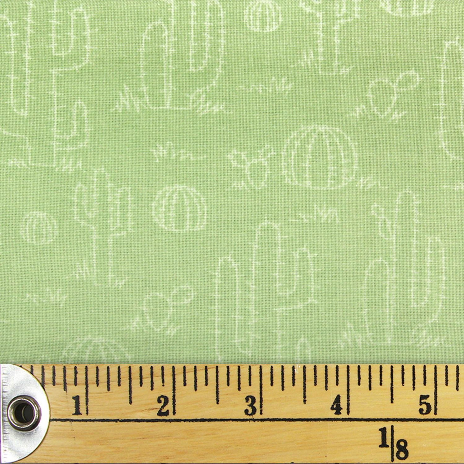 Click here for Fabric Creations Green With White Desert Cacti Fat... prices