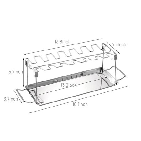 fastboy Barbecue Rack Chicken Leg Grill Roaster Holder Foldable Design ...