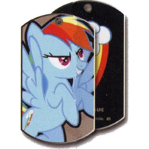 2013 MY LITTLE PONY DOG TAGS - # 6 - Rainbow Dash de EnterPlay ...