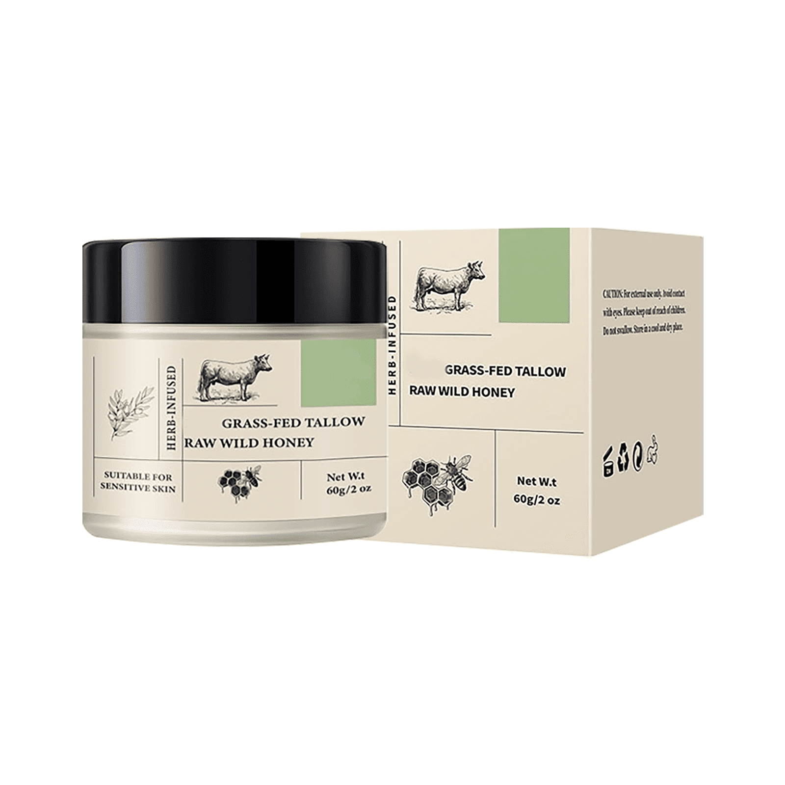 moisturizer Beef Tallow for Skin Beef Tallow And Balm Moisturizer ...