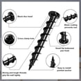 100 Pcs Drywall Anchors 1/4 x 1-1/2 Inch Alloy Steel Light Wall Anchors ...