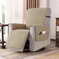 Chunyi Small Sand Reversible Slipcover for Recliner Chair, Couch ...
