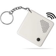 Talking Key Chain Square - White - Walmart.com