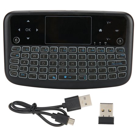 Backlit Keyboard,A36 Smart Wireless Keyboard Air Mouse Touchpad ...