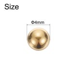 Uxcell 100 pack Precision Solid Brass Bearing Balls 4mm Industrial ...
