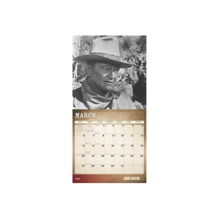 BrownTrout John Wayne - Official 16-month calendar - wall mount - 2022 ...