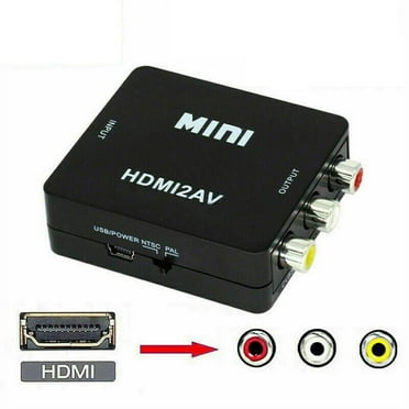 Hanks Minerals RCA to HDMI Converter, 1080P Adapter for TV, Composite ...