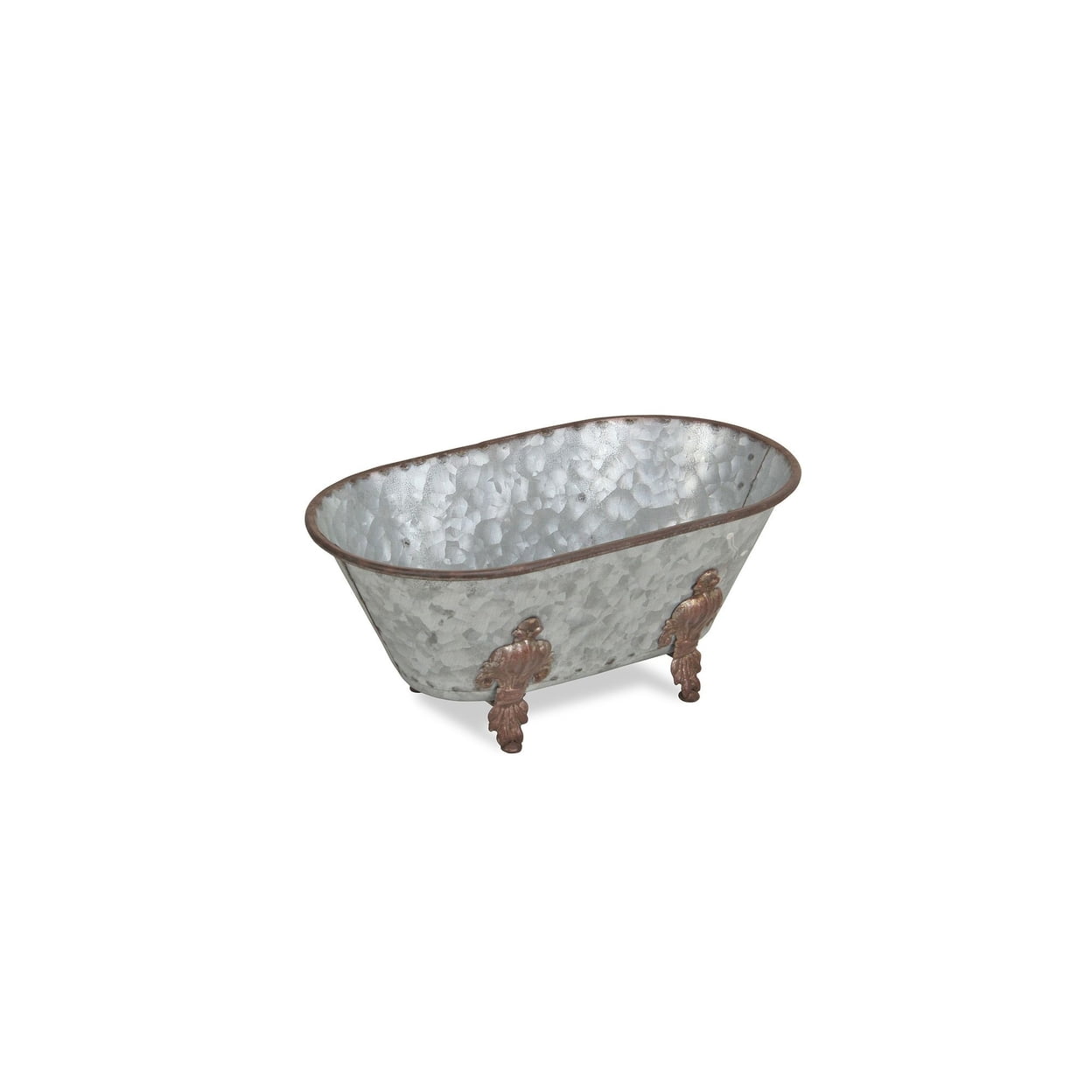 Galvanized Decorative Indoor Display Metal Bathtub - Walmart.com