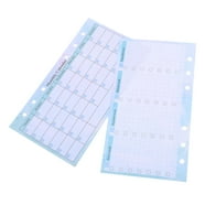 Planner A5 Inserts Daily Refill Paper Notebook Binder Loose Insert Do ...