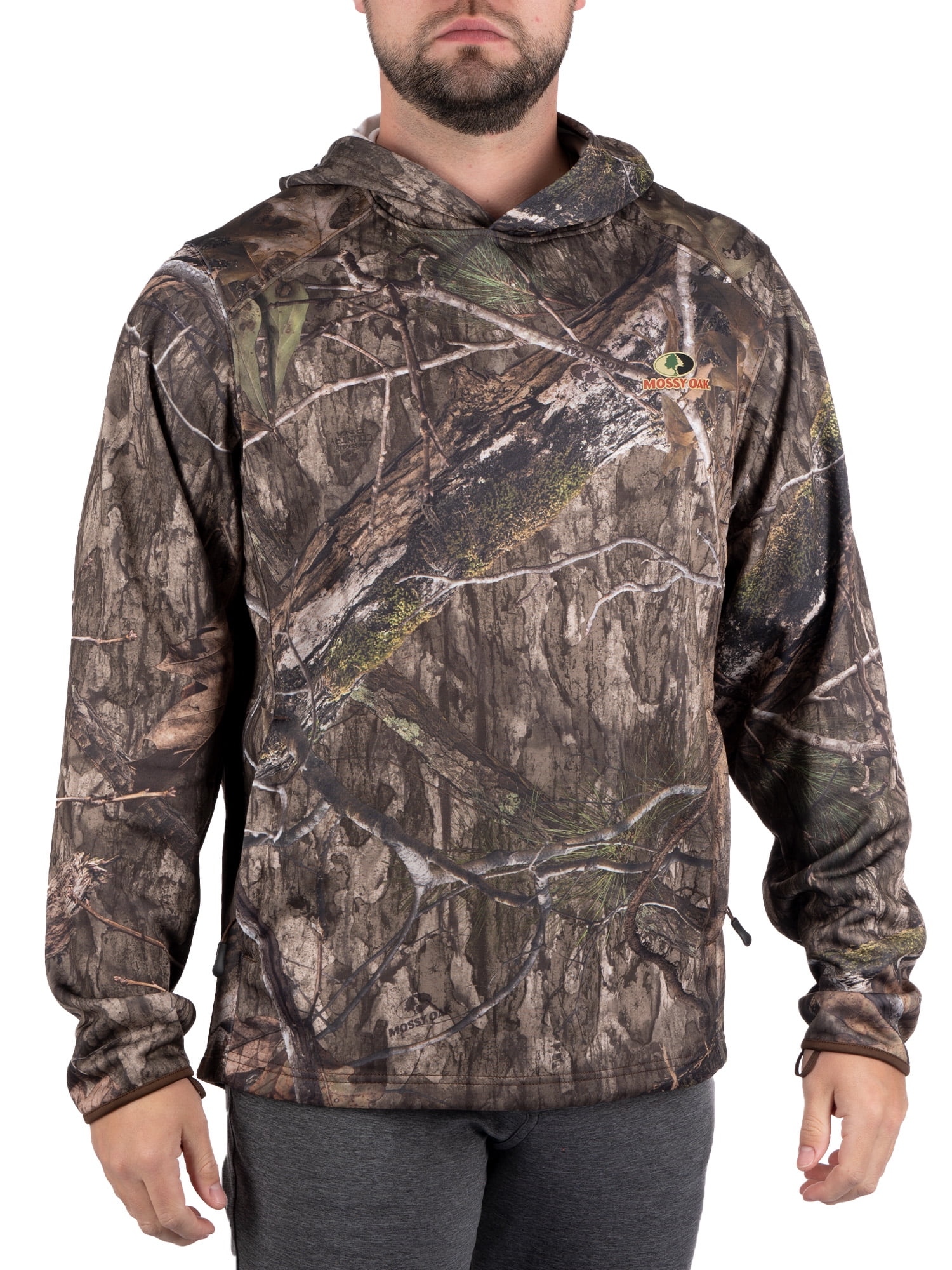 Men's Camo Hunting Performance Hoodie Pullover Sweatshirt by Mossy Oak ...