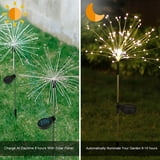 Honche Decorative Solar Powered LED Fireworks Lights for Outdoor Garden ...