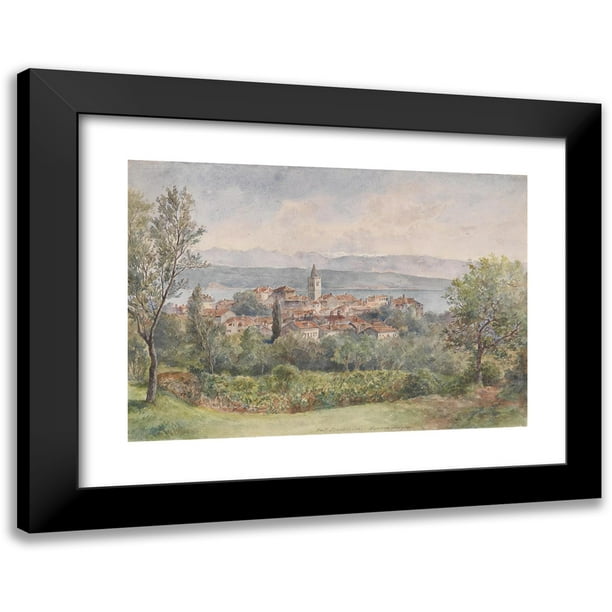 Gustav Barbarini 18x14 Black Modern Framed Museum Art Print Titled ...