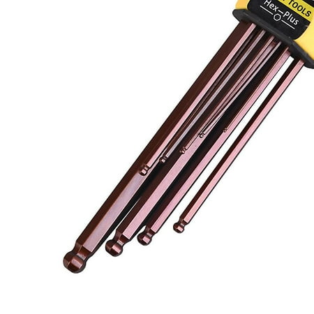 Set Of 9 Allen Keys And Box Of Professional Hexagon Socket Keys With ...