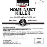 Eliminator Home Insect Killer, 128 fl oz, Kills on Contact - Walmart.com