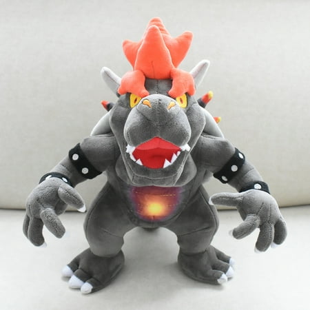 Super Mario Bowser Plush Doll Angry Bowser Dark Fire Dragon Doll Ninja ...