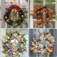4 Pack Wreath Hangers for Front Door, Extra Large Suction Cup Hooks ...