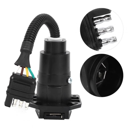 Trailer Adapter Plug, 4 Pin To 7 Pin Trailer Adapter Socket, Trailer ...