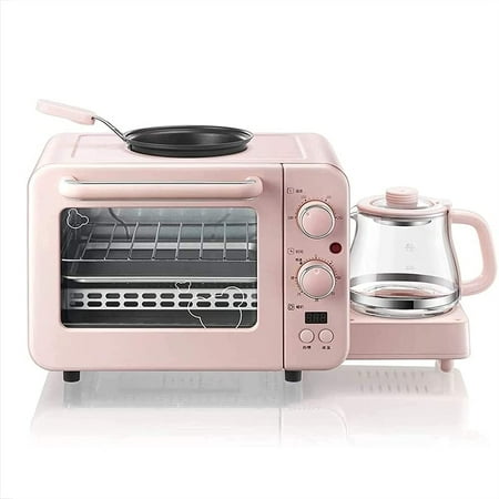 Oven Toaster Oven Oven, 3 in 1 Electric Breakfast Toaster Automatic ...