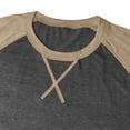 Ceisia Men's Two-Tone Raglan Long Sleeve Crew Neck T-Shirt Multi-Color ...