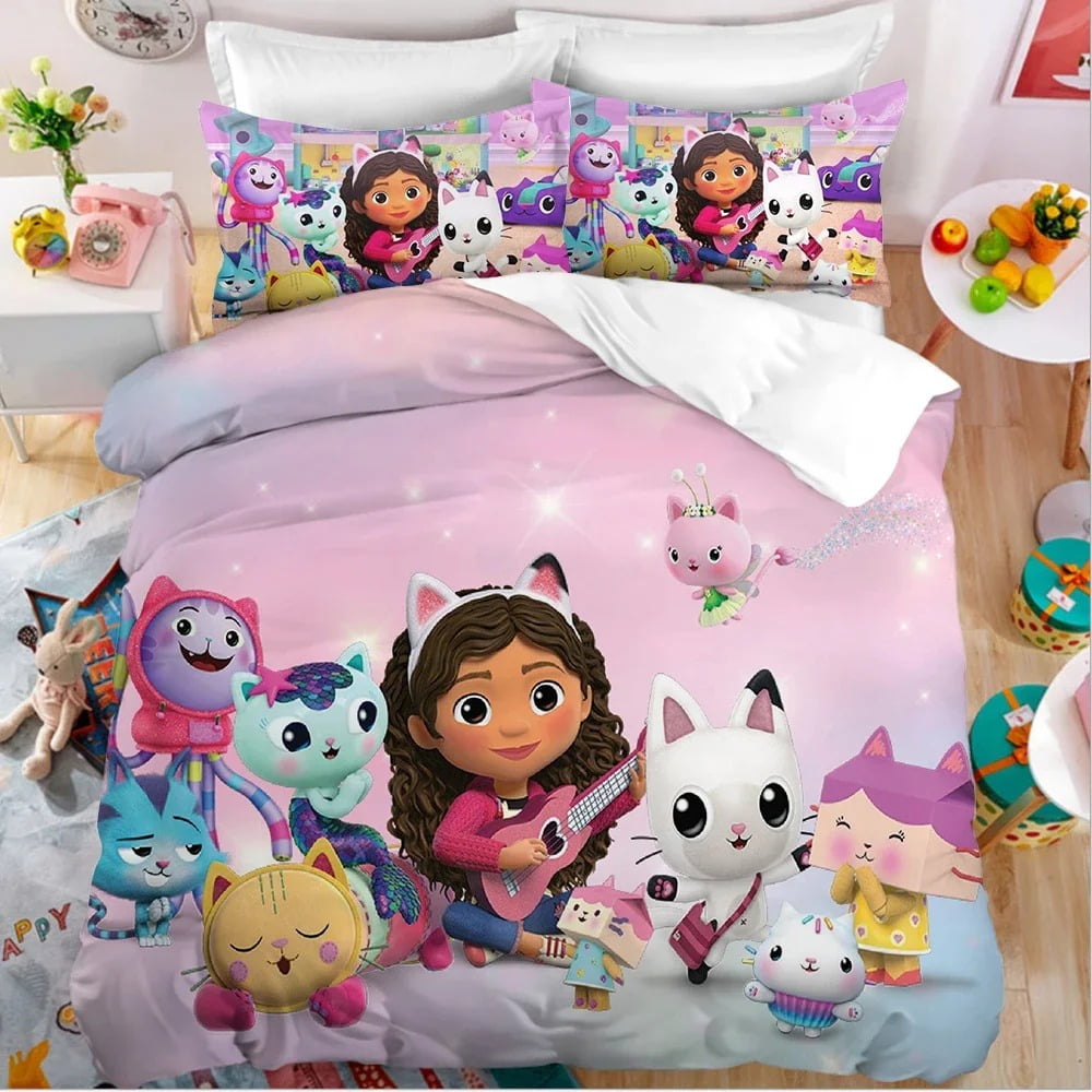Click here for Yingd New 3d Gabby S Dollhouse Bedding Set Kawaii... prices