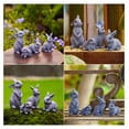 Bunny Garden Decor - Rabbit Statues Outdoor 4 Pack Easter Ornaments for ...