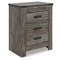 Signature Design by Ashley Trinell One Drawer Nightstand, Rustic ...