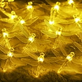 Bincy Indoor 10 ft Battery Powered LED Dragonfly Starry String Light ...