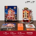 FUNWHOLE Balcony-Theatre Lighting Building-Bricks Set - City Town ...