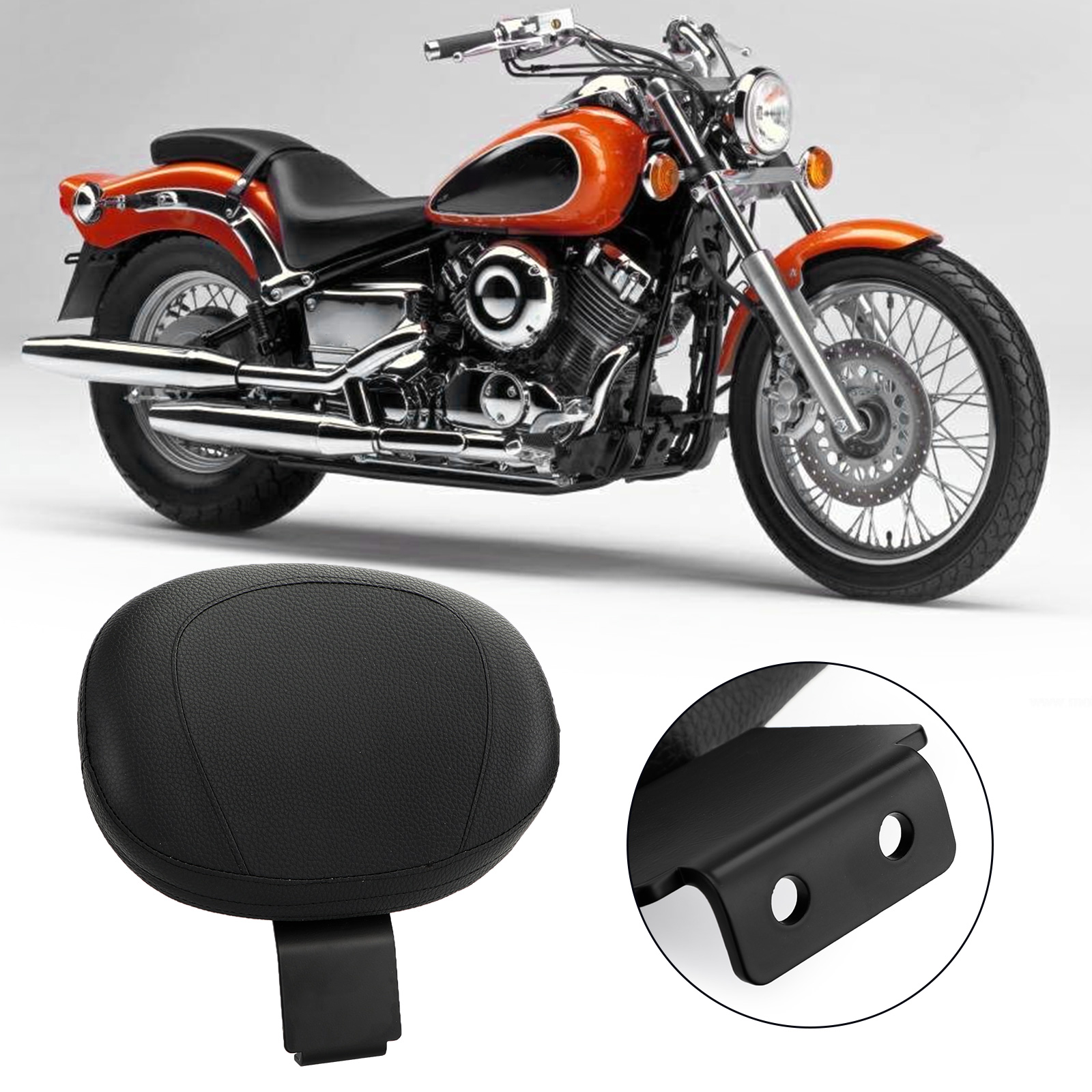 Motor Genic Motorcycle Driver Rider Backrest For Yamaha 1996-1997 V ...