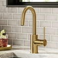 Kraus Oletto Single Handle Kitchen Bar Faucet, QuickDock, Antique ...