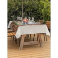 54x80 Inch Outdoor Tablecloth with Umbrella Hole Zipper Rectangle ...