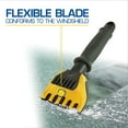 Rain-X® 11" Heavy Duty Ice Scraper with Rubber Grip, Black and Yellow ...