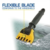 Rain-X® 11" Heavy Duty Ice Scraper with Rubber Grip, Black and Yellow ...