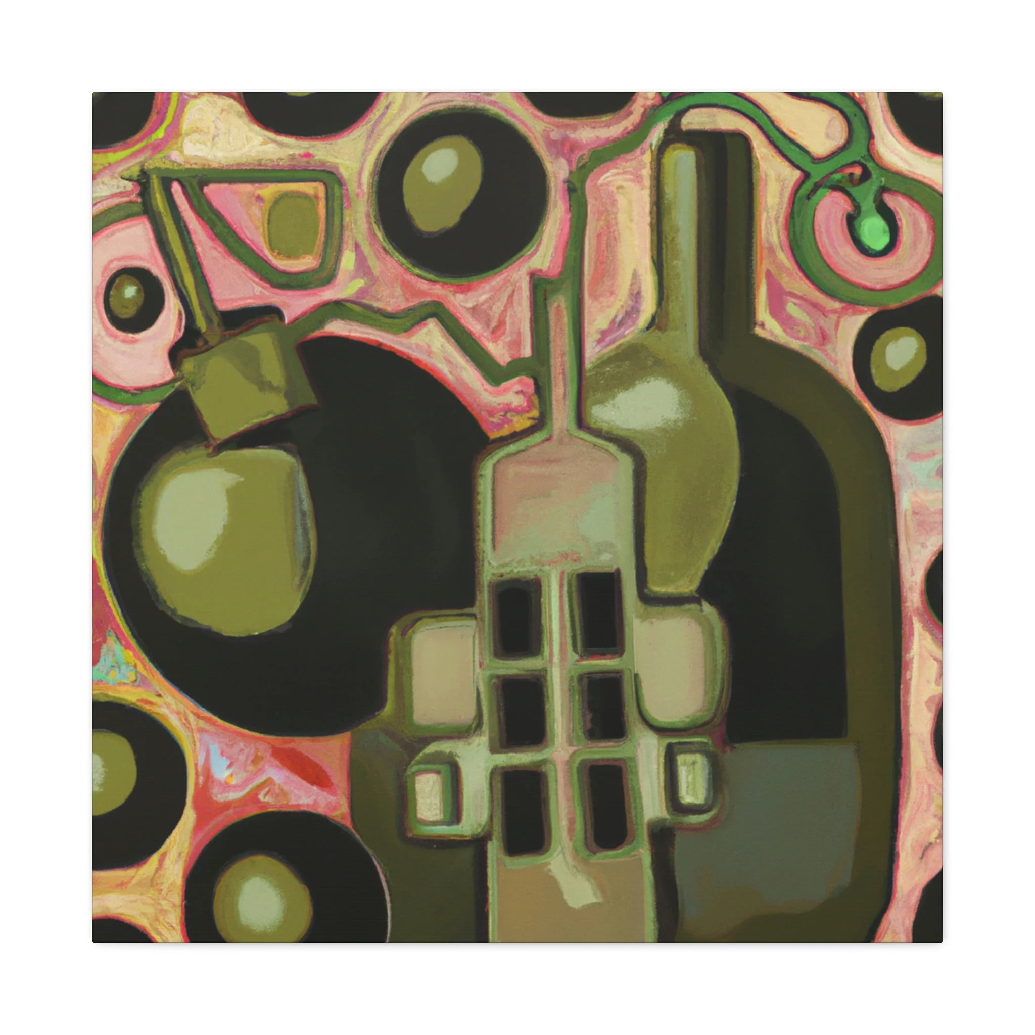 Grenades in Colorful Chaos - Canvas - Walmart.com