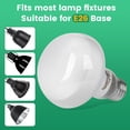 Reptile Heat Lamp Bulbs 75W (2-) - Efficient Heating & Simulated ...