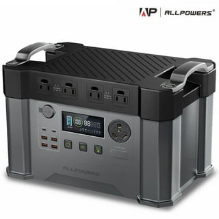 ALLPOWERS S2000 Solar Generator Kit, include 2000W 1500Wh Portable Power Station with 2 Pack ...