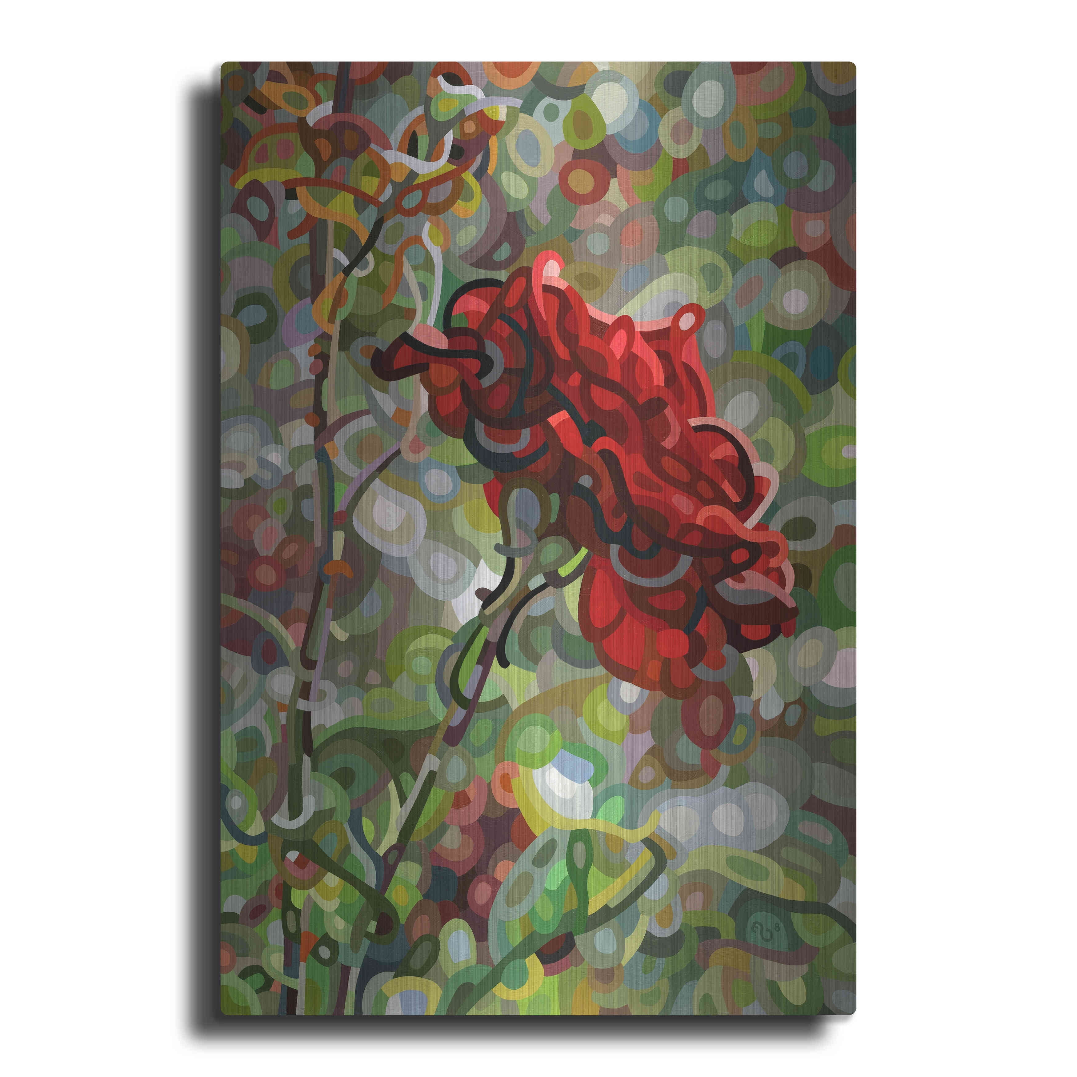 Luxe Metal Art 'Last Rose Of Summer' by Mandy Budan, Metal Wall Art, 16 ...